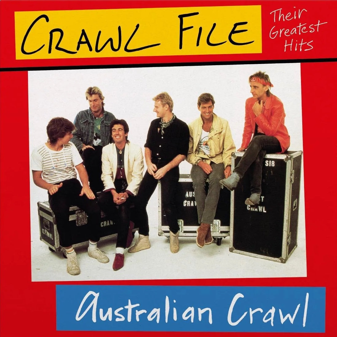 AUSTRALIAN CRAWL - CRAWL FILE THEIR GREATEST HITS - VINYL LP - Wah Wah ...